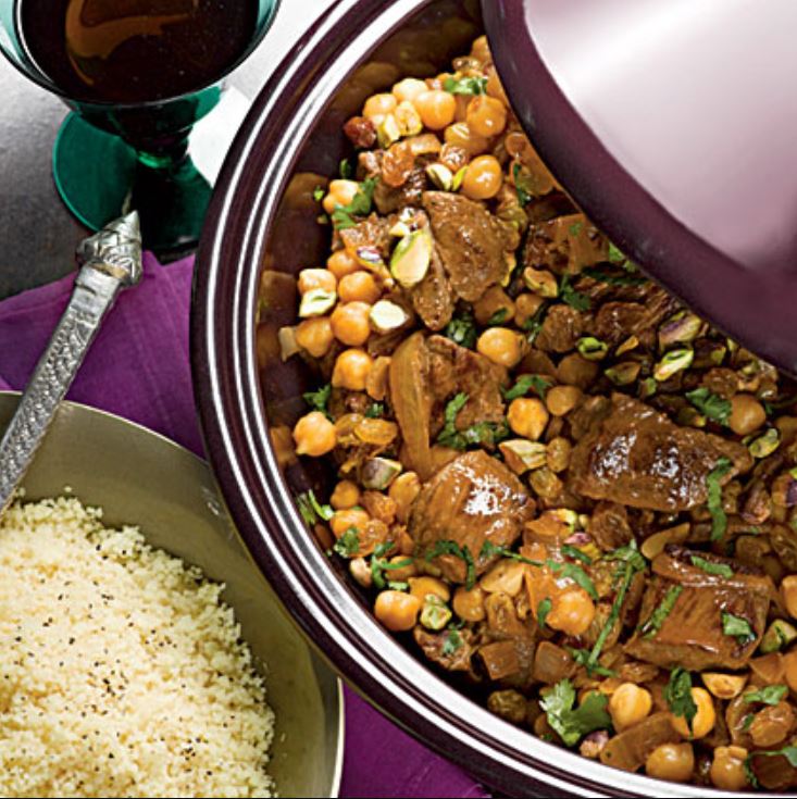 Lamb and Chickpea Tagine with Raisins - Kosher Cowboy - Recipes