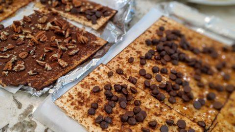 Nancy's Chocolate Toffee Matzah Bark - Kosher Cowboy